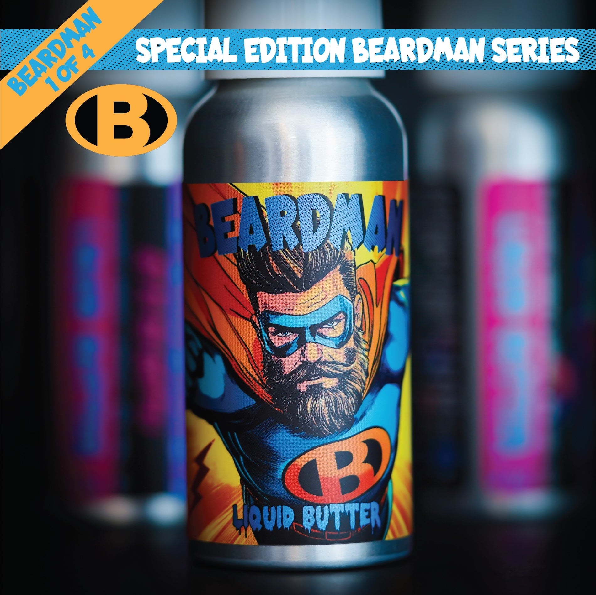 Beardman - Liquid Beard Butter (2oz) – THE BEARDED GRENADE