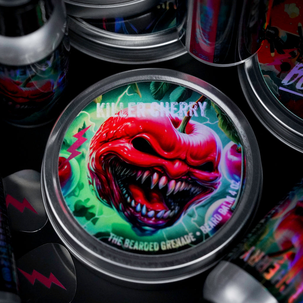 Killer Cherry Beard Balm (4 oz) – THE BEARDED GRENADE